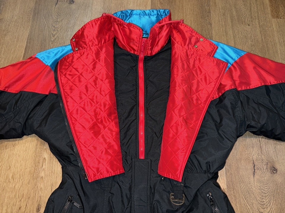 1980s Ski Suit Womens One Piece Snowsuit Snow Bib Innsbruck Retro ...