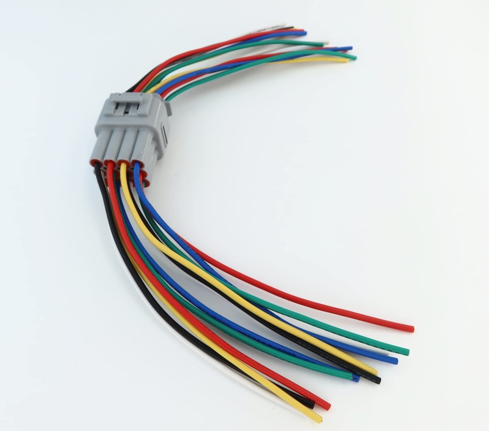 1pcs Male And 1pcs Female 12 Pin Plug Connector Pigtail Cable 12 Way ...