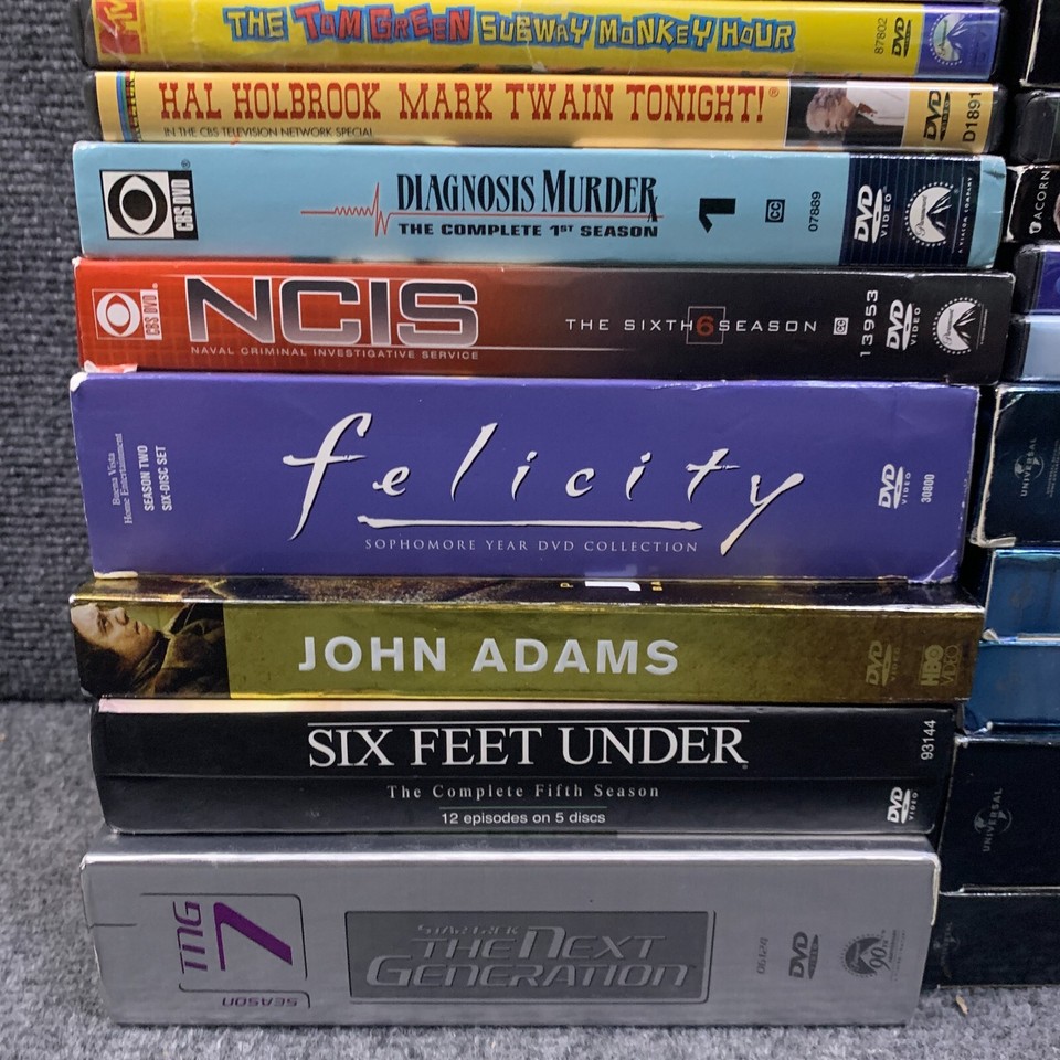 Huge Misc Lot Of Tv Series Dvds 40+ Seasons and Special Episode ...
