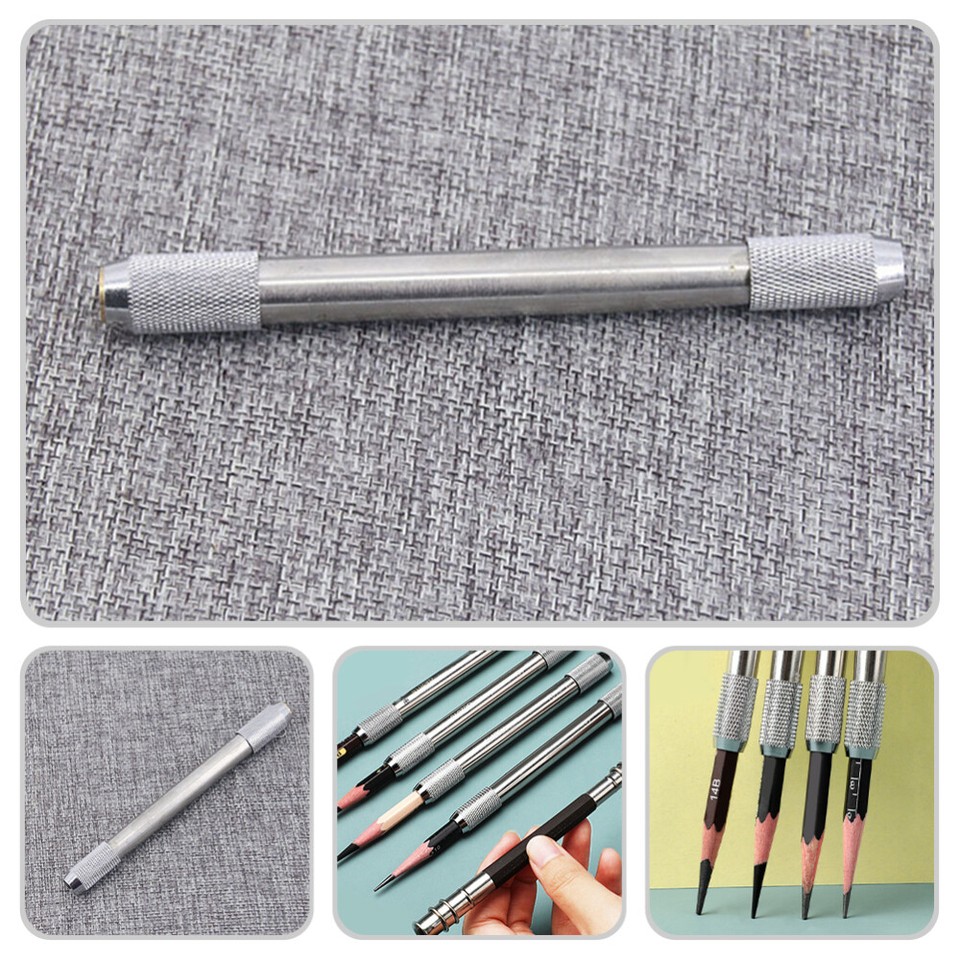 4 Pcs Pencil Lengthener Office Drawing Extender Extension Holder | eBay UK