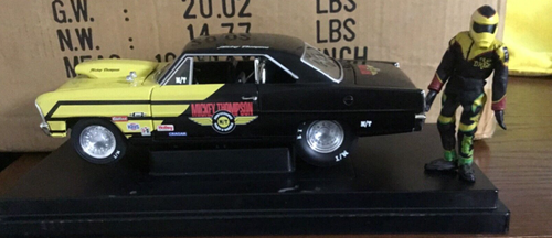 ERTL American Muscle Mickey Thompson 1966 Chevy Pro Stock Nova 1:18 no ...