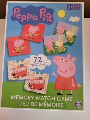 Peppa Pig Memory Match Game | eBay