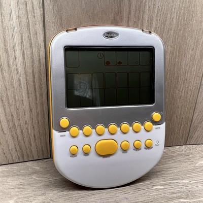 Big Screen Solitaire Electronic Handheld Game White Yellow Lighted ...