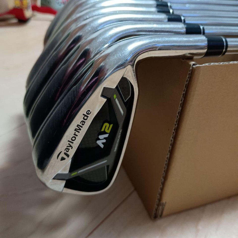 TaylorMade Iron Set M2 FLEX-S 8pcs 5, 6, 7, 8, 9, P, A, S used | eBay UK