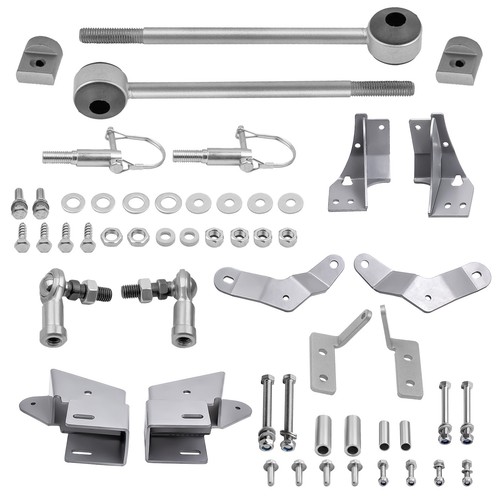 Front Control Arm Drop Brackets Sway Bar Link Kit for 1984-2001 Jeep ...