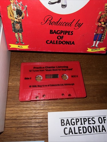 Piping Chanter Kit By Bagpipes Of Caledonia Scotland Book Cassette for ...