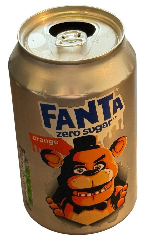 Five Nights at Freddys - UK Exclusive Fanta Orange FNAF Movie 2 Promo ...