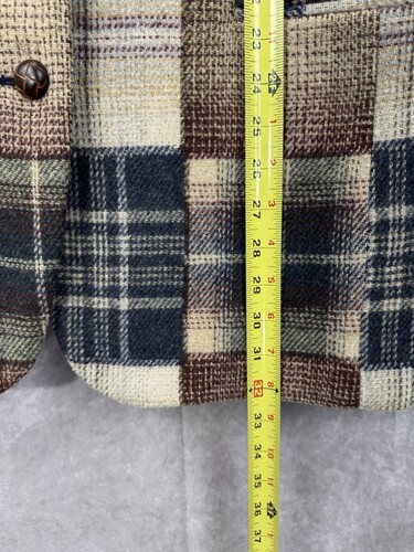 Vintage 90s J.L. Colebrook Wool Blend Patchwork Plaid Blazer Jacket ...