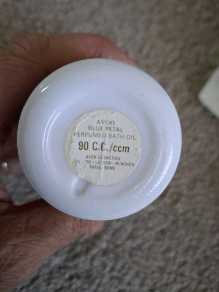 Avon Vintage Collectable EMPTY Bath Oil Salt Pots Early 1970s X3 | eBay UK