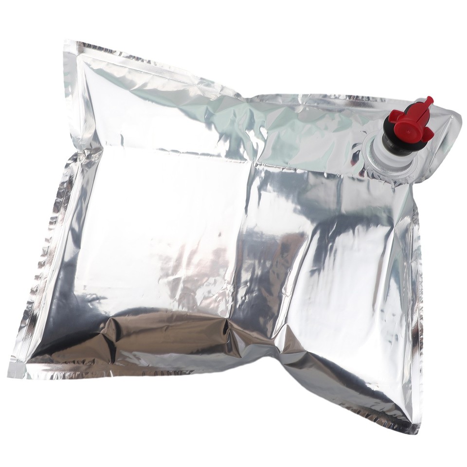 5pcs 5L Lightweight Bag-In-Box With Butterfly Tap For Packaging Juice ...