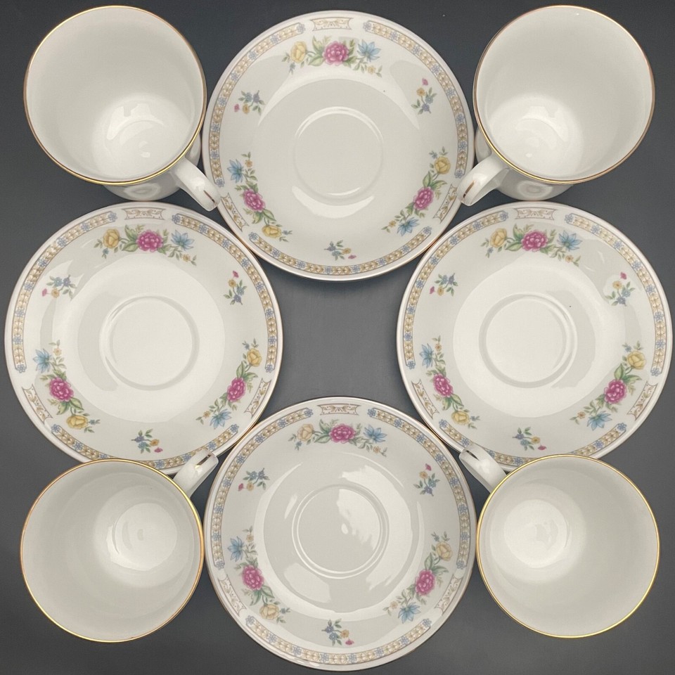 Liling Fine China Ling Rose Dinnerware 20 Piece Set for 4 c1980s Made ...