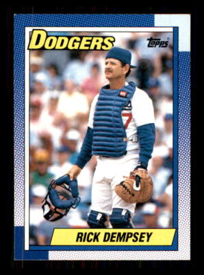1990 Baseball Topps Rick Dempsey Los Angeles Dodgers #736 | eBay