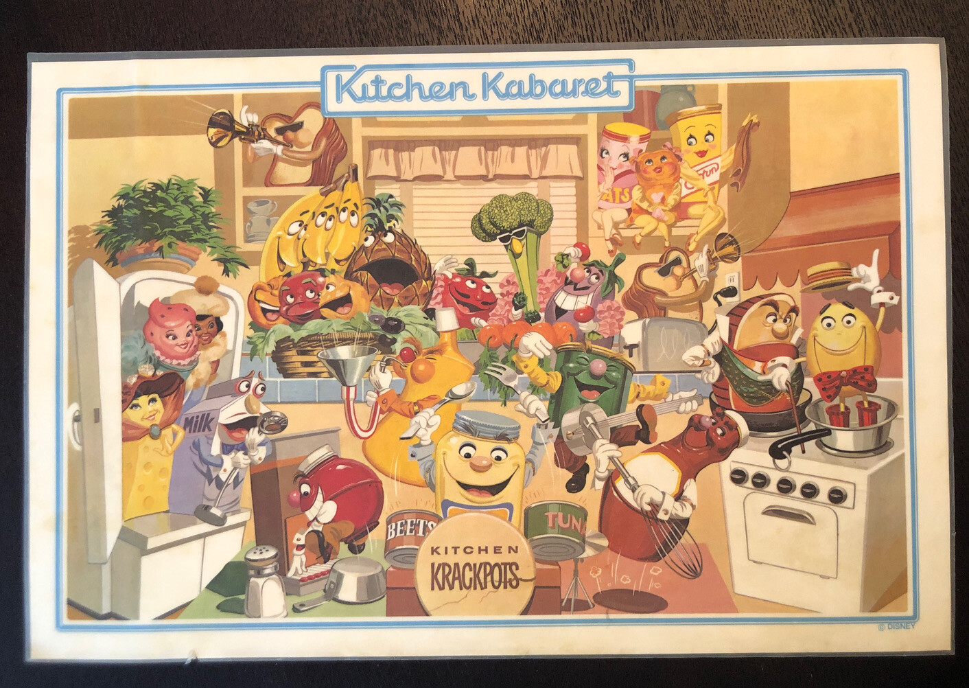 RARE VTG Disney EPCOT Inaugural Year 1982~ KITCHEN KABARET Music Show ...