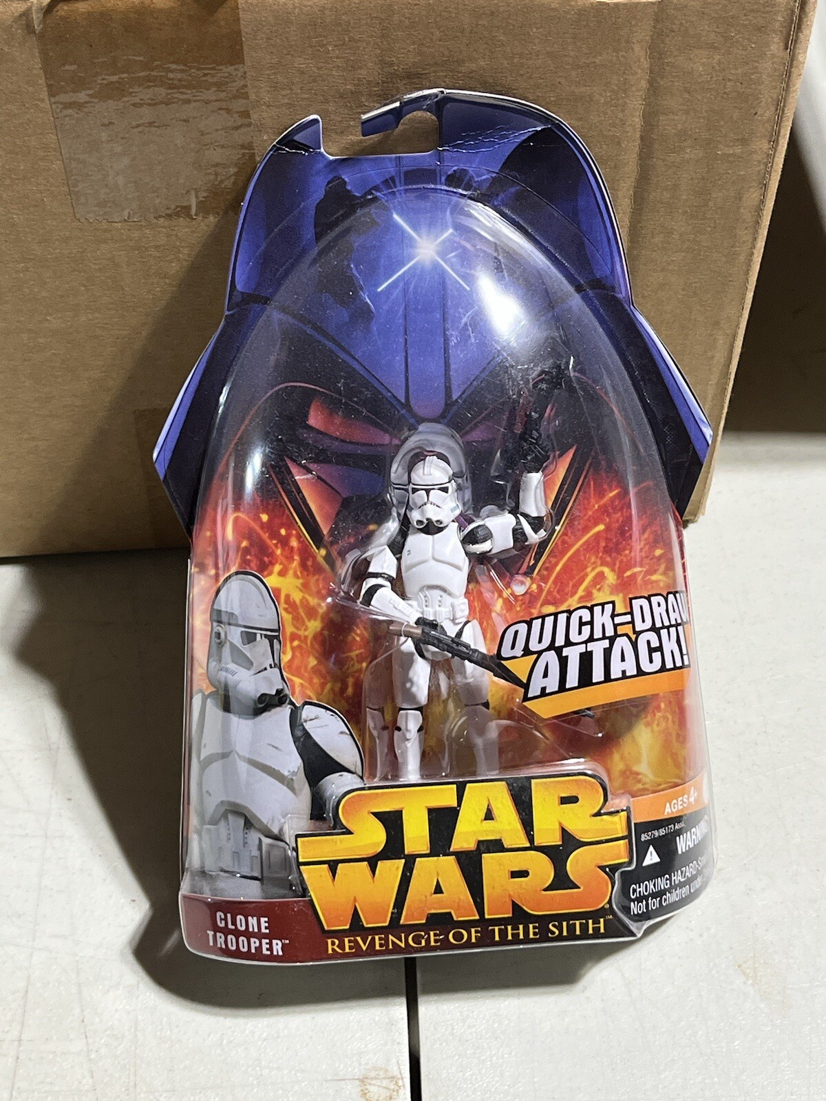Star Wars Clone Trooper Quick Draw Attack # 6 white Revenge of the Sith ...