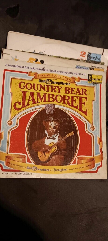 Rare Country Bear Jamboree Disneyland Disney Vinyl Record LP 1972 | eBay