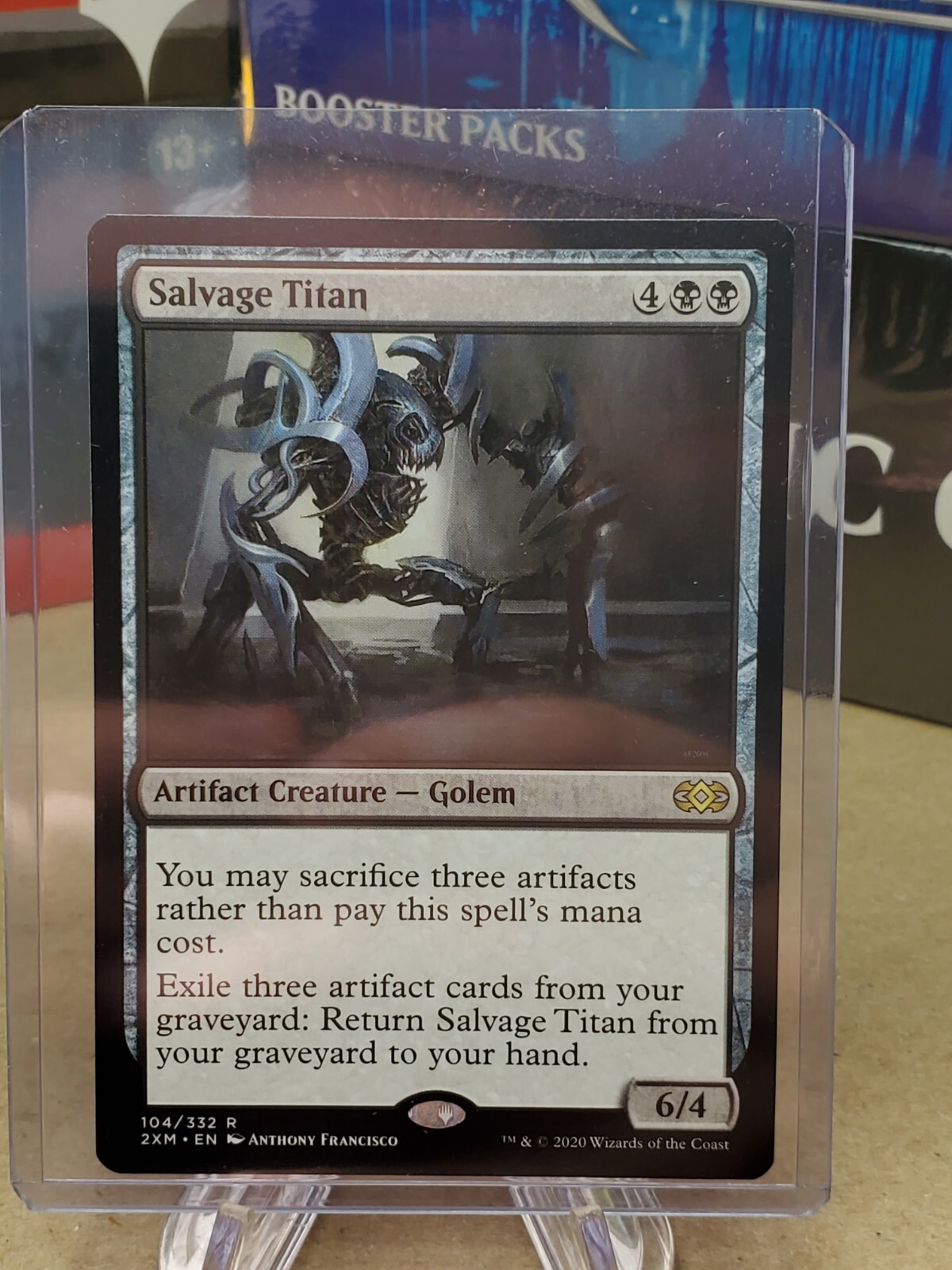 MTG Salvage Titan Double Masters Artifact Black Rare MAGIC NM | eBay