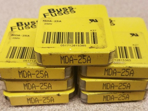 MDA 25A Slow Blow Ceramic Fuse 25 Amp 250v MDA25A BOX OF 5 | eBay
