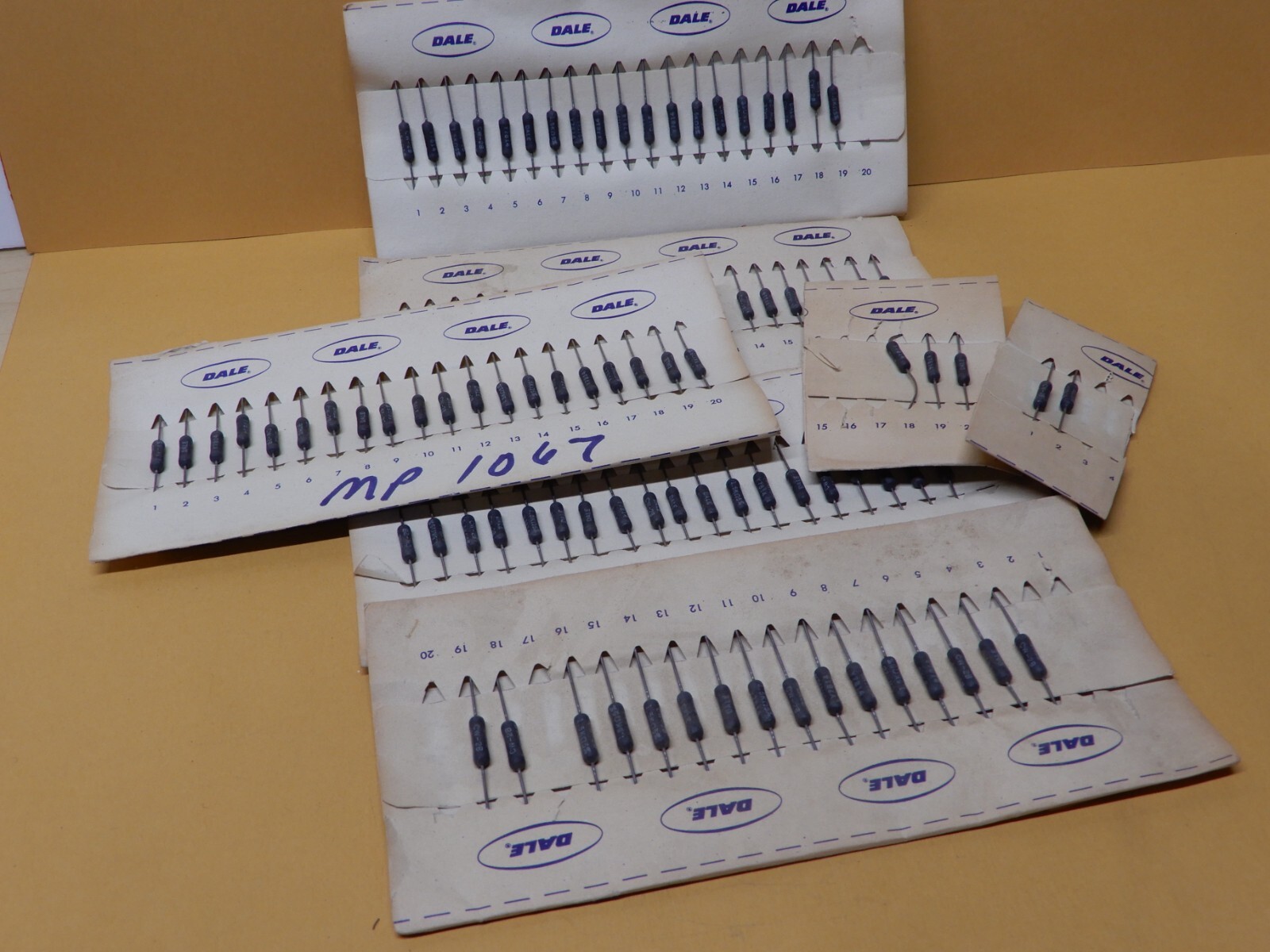 Dale 1500 Ohm 3 Watt? 5% Wirewound Resistors Qty 100 CW-2B | eBay