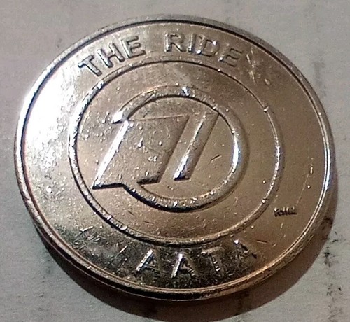 The Ride AATA Ann Arbor, MI One Fare Transit Bus Token 23mm Michigan | eBay