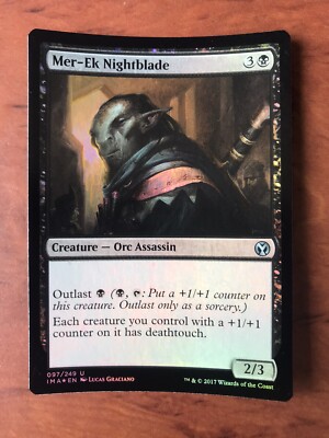 Mer-Ek Nightblade Foil MTG Magic the Gathering Card NM Mint Iconic ...
