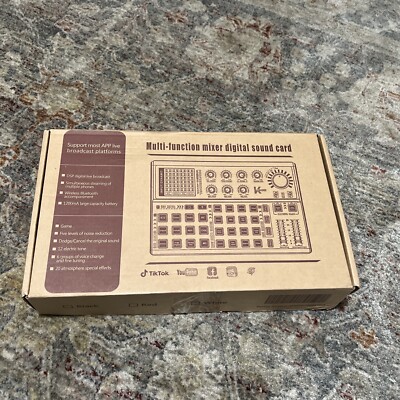 Black Wireless Bluetooth Accompaniment Digital Sound Card Multi ...
