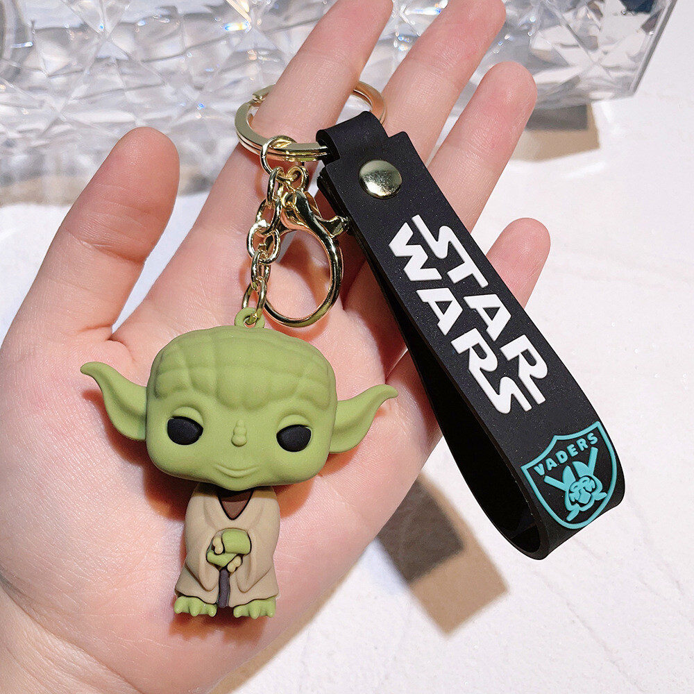 Leia Chewie Stormtrooper 3D Silicone Keychain Key Chain Ring Pendant ...