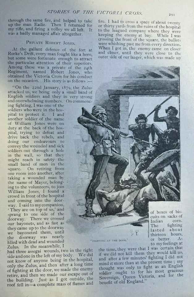 1891 Victoria Cross James Collis John Berryman William Norman James ...