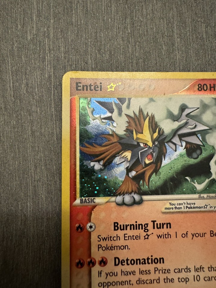 Pokémon TCG Entei EX Unseen Forces 113/115 Holo Shiny Holo Rare | eBay