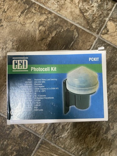 CED Indoor & Outdoor Black Body, Opal Head Photocell Standalone Sensor ...