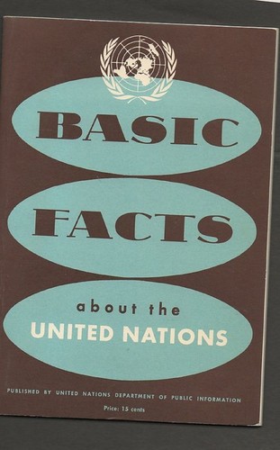 Basic Facts About the United Nations Booklet c1955 | eBay