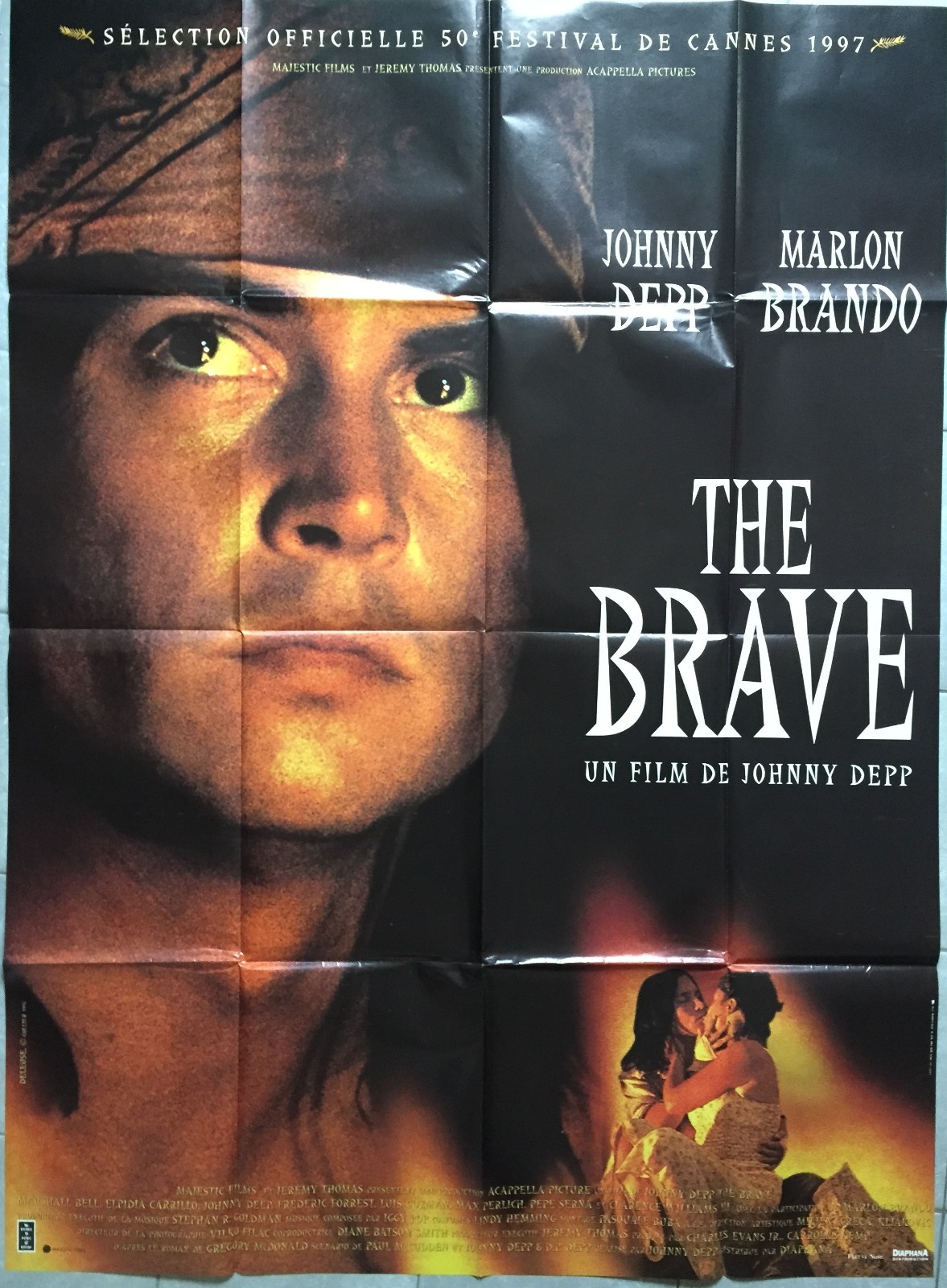 The Brave Poster Marlon Brando Johnny Depp 120X160Cm | eBay