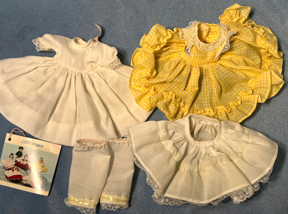 Vtg Madame Alexander-Kins Little Women Doll Clothes, dresses, Amy & Beth outfits | eBay