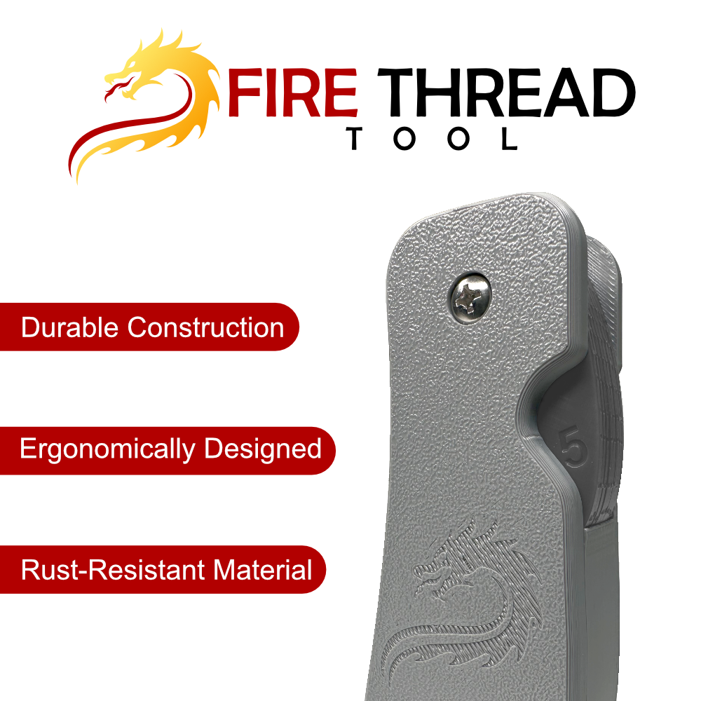 Fire Thread Tool - Hydrant Fitting Thread Gauge Tool for NH/NST, NPT ...