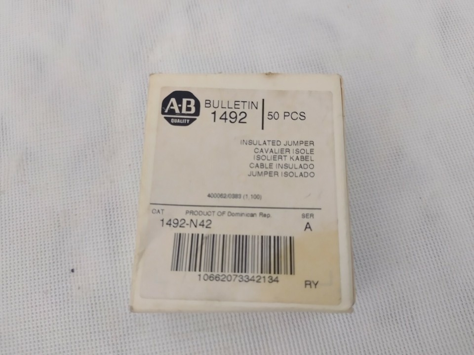Allen Bradley 1492-N42 Insulated Jumpers 50 count | eBay