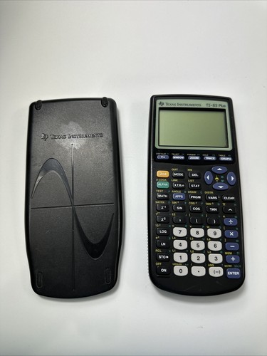 Texas Instruments TI-83 Plus Graphing Calculator W/Cover Tested And ...