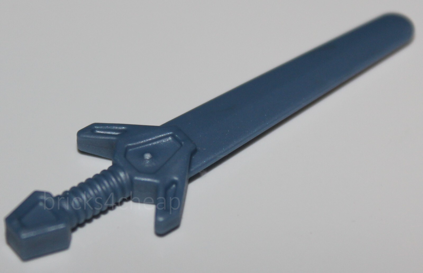 Lego 3x Castle Metal Blue Angular Sword Minifig Weapon | eBay