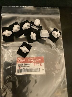 2003-2024 Kia Hyundai / Kia Side Garnish Mounting Clip 87756-2E000 8 ...