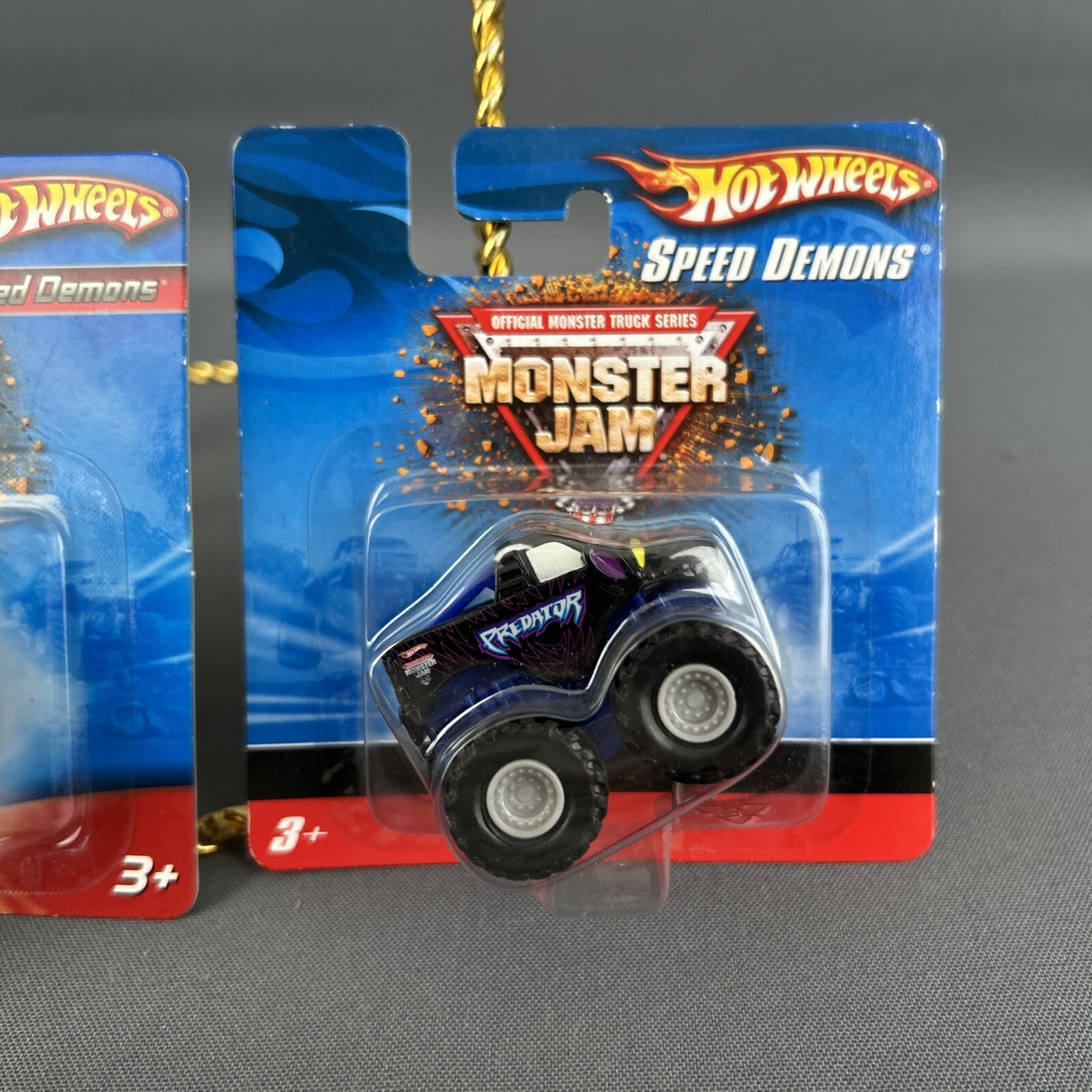 Hot Wheels Monster Jam Speed Demons Pull Back Action 4 Truck Set NIB | eBay
