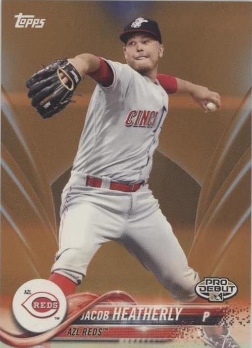 2018 Topps Pro Debut - Jacob Heatherly #110 Orange /25 (RC) for sale ...