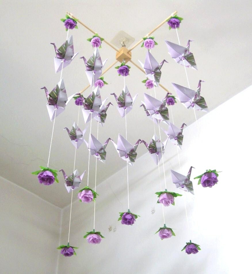 Hanging Paper Cranes