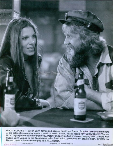 1977 Photo Outlaw Blues Susan Saint James Steven Fromholz Warner Bros ...