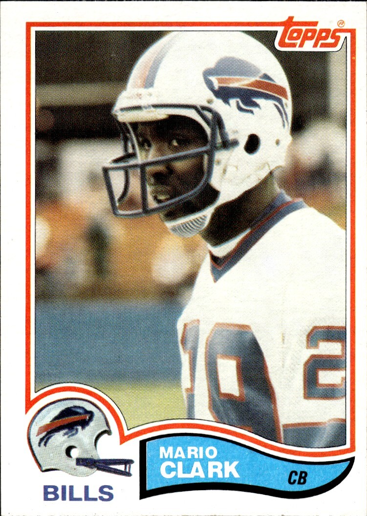 1982 Topps Mario Clark Buffalo Bills #25 | eBay