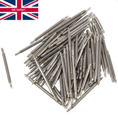 10pcs Lot Watch Spring Bars Strong Stainless Steel Lugs Pins 18mm 20mm ...