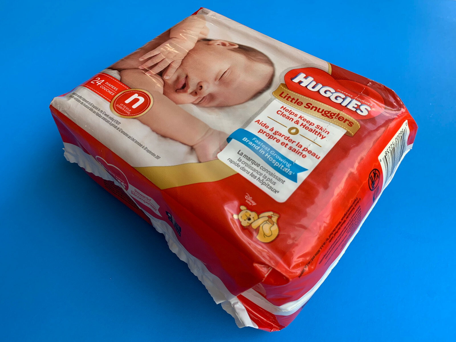 Newborn Disney Huggies Winnie the Pooh ~ Size N Up To 10 lb ~ 24 Pkg ...