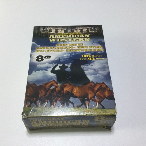 The Great American Western Box Set (DVD, 8-Disc Set) 96009168599 | eBay