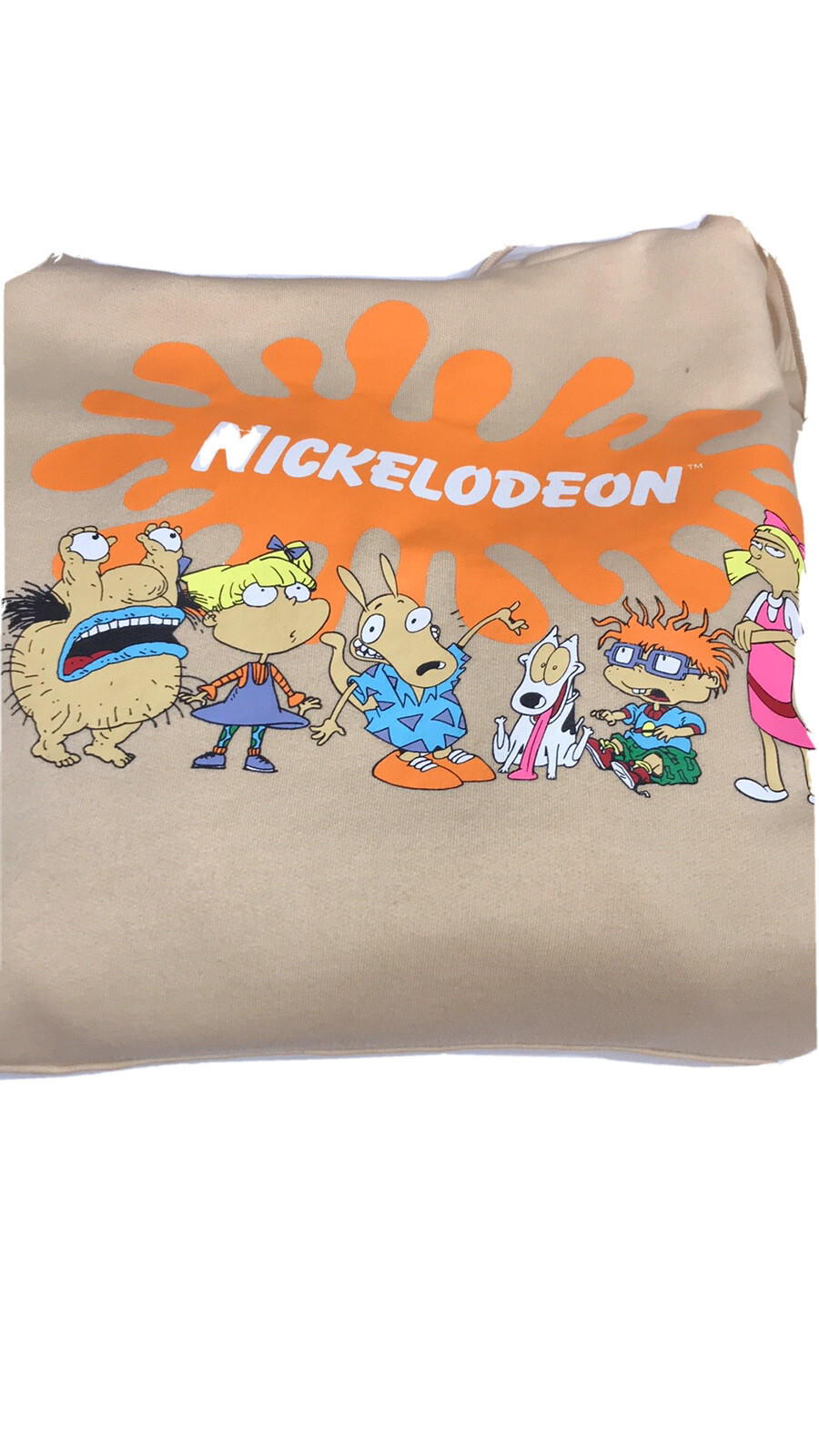 NICKELODEON Retro Style 90’s Cartoon Pullover Hoodie … - Gem