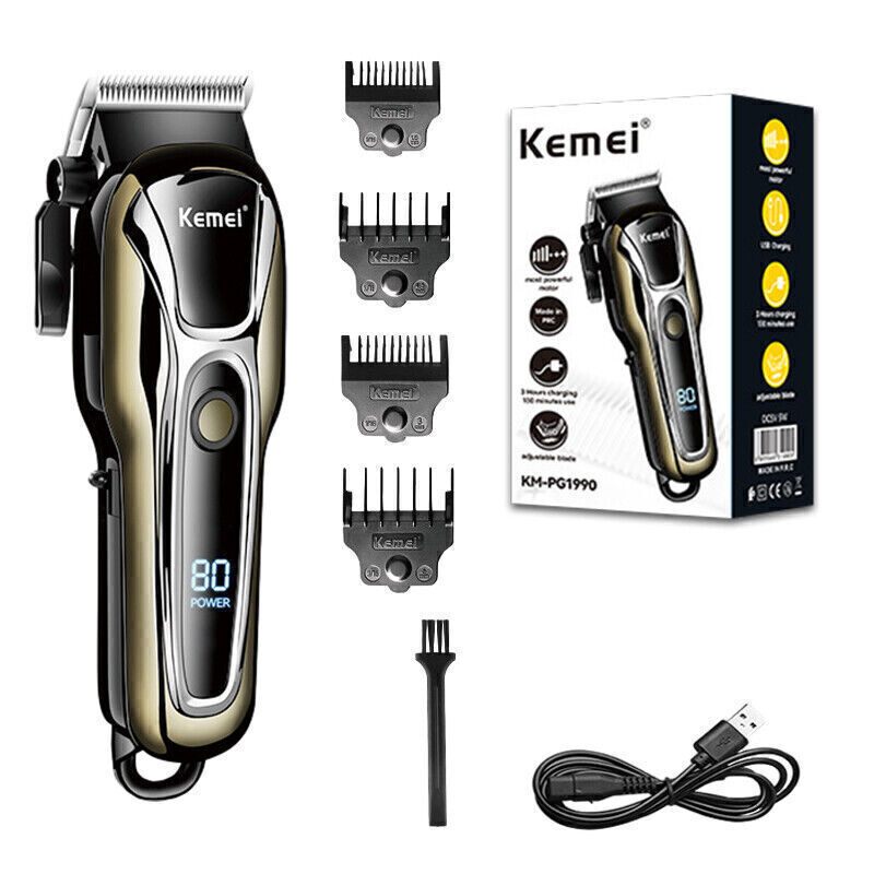 Men's Electric Shaver Trimmer Razor Wireless Recharge Hair Beard ...