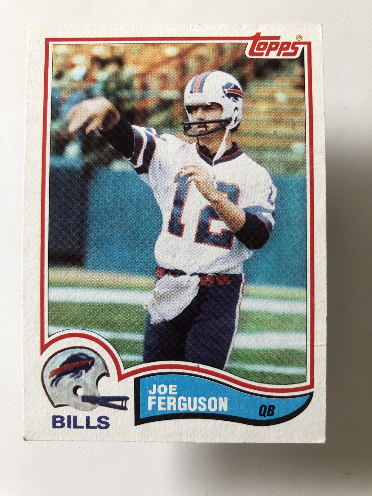 1982 TOPPS JOE FERGUSON BUFFALO BILLS #28 FOOTBALL CARD Arkansas | eBay