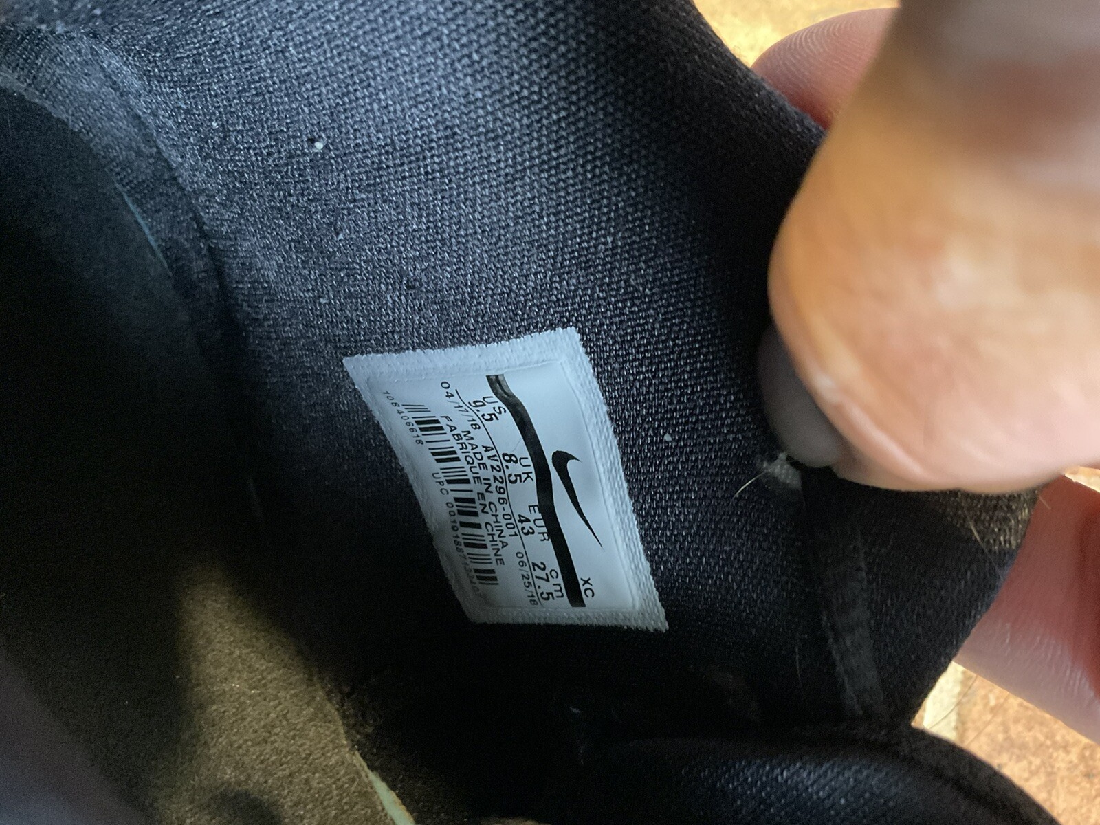 Nike Kyrie 4 Oreo Black White Mens Sz 9.5 AV2296-001 Clean Sole Has ...