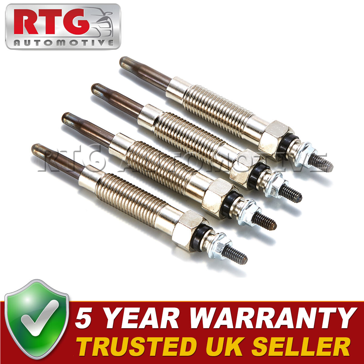 4x Diesel Heater Glow Plugs Fits Mitsubishi Shogun Pajero (1994-1999) 2 ...